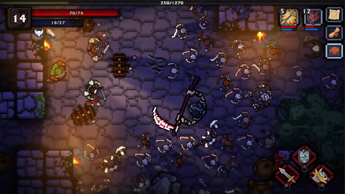 Pocket Rogues review on Android! In a dark dungeon